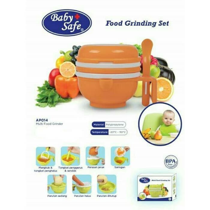Jual Baby Safe Multi Food Grinding Set Food Maker Makanan Bayi ...