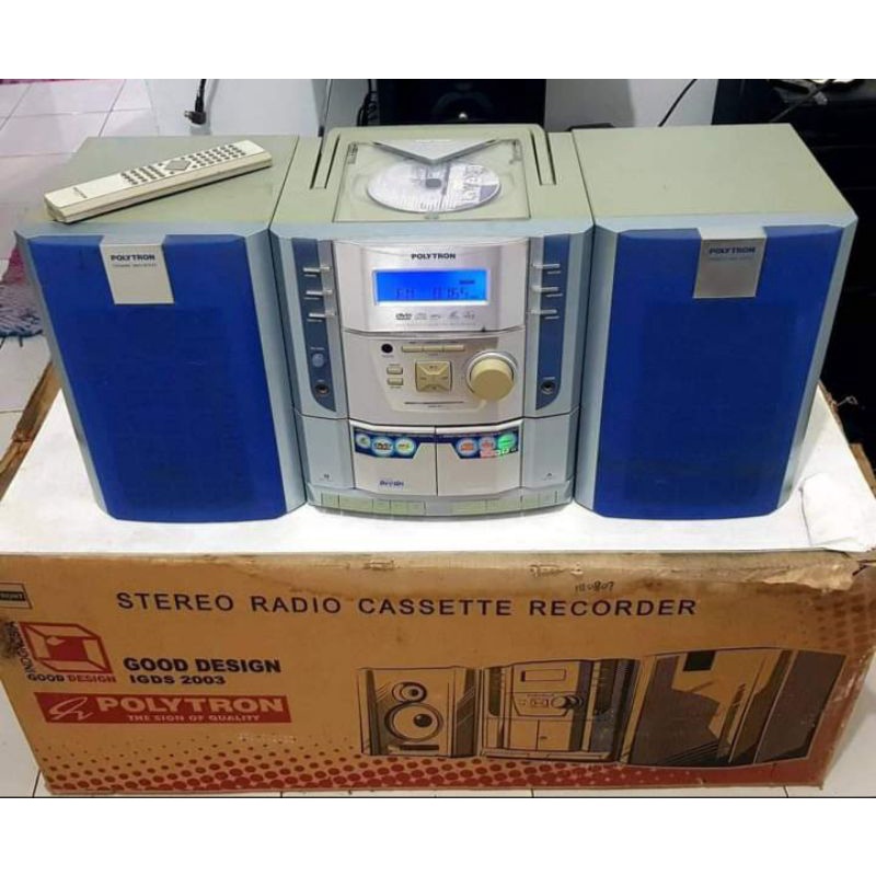 Jual Tape compo Polytron dynamic bass boost 1000 watt | Shopee Indonesia