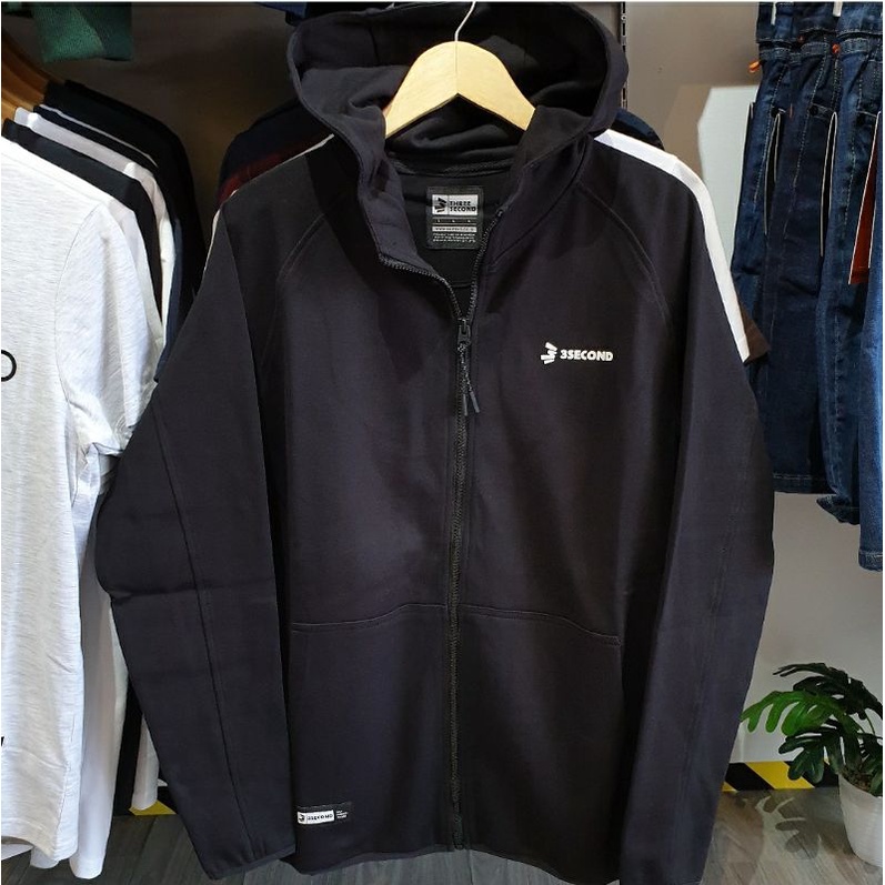 Jual Jaket 3second Original Simple Logo Double Knit | Shopee Indonesia