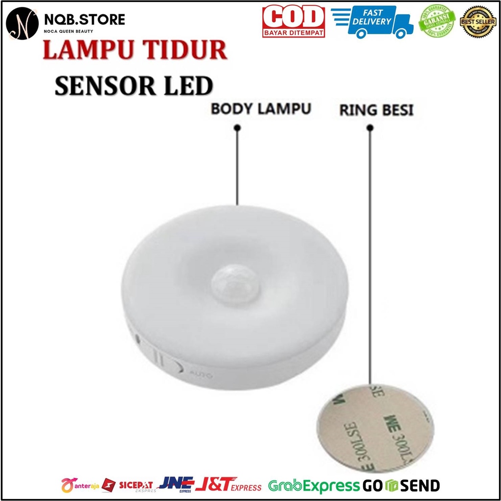 Jual NQB - Lampu LED Sensor Gerak dan Cahaya Otomatis USB On Off ...