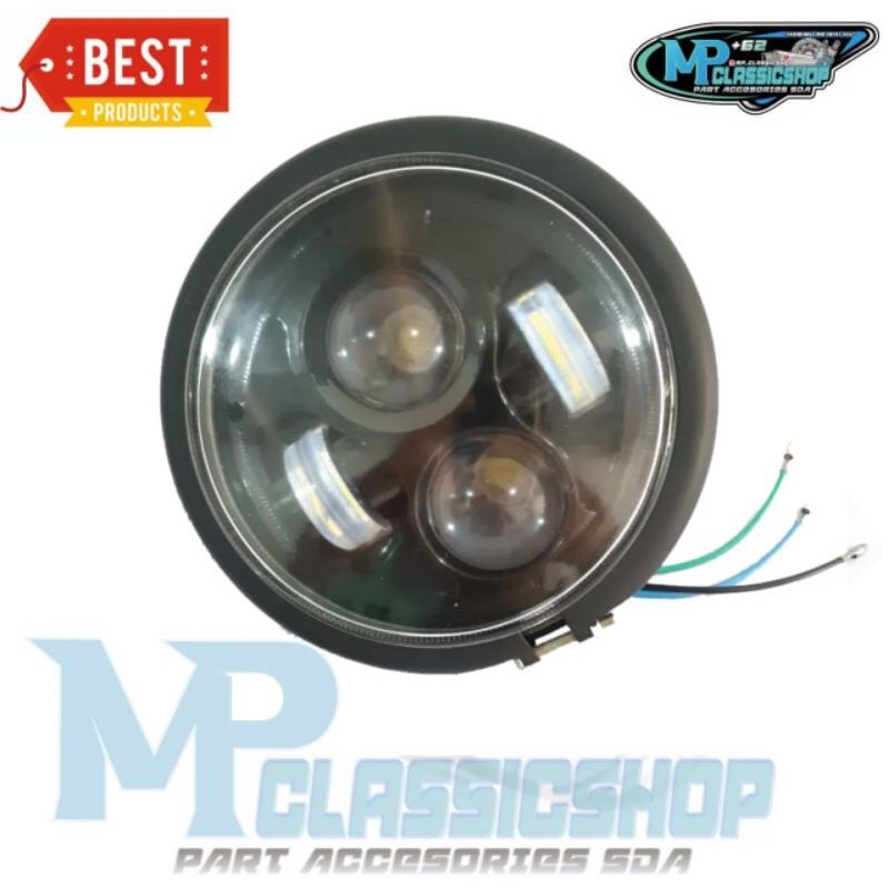 Jual LAMPU DAYMAKER LED 4 SISI UKURAN 5,75 INCH | Shopee Indonesia