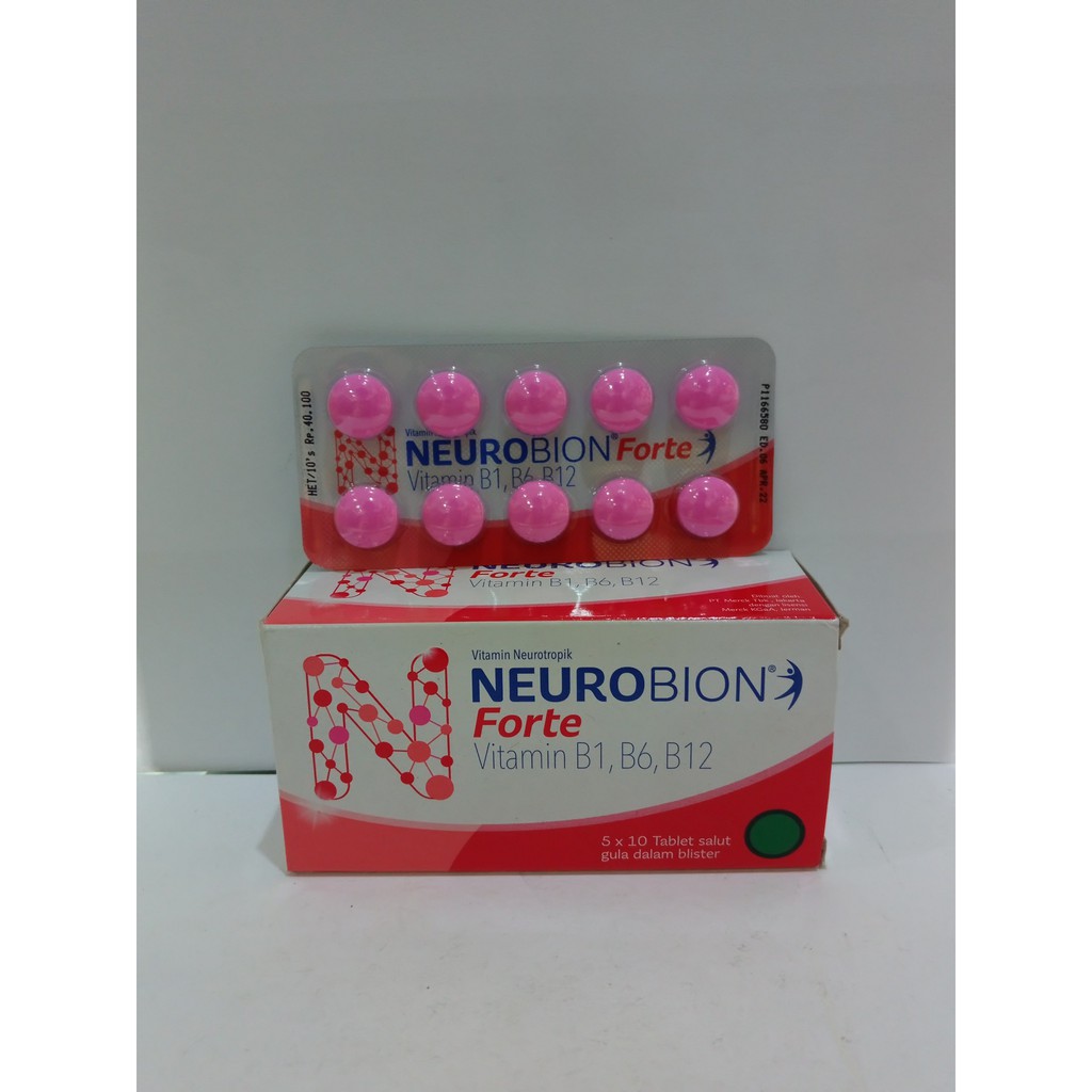 Jual Neurobion Forte Vit. B1, B6, B12 Strip isi 10 tablet [HERBAL SURYA ...
