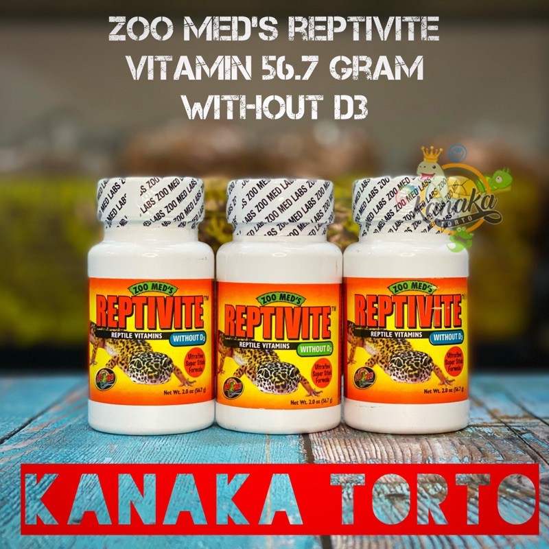Jual Zoomed Zoo Med Reptivite No D3 56.7 Gram Suplemen Multivitamin ...