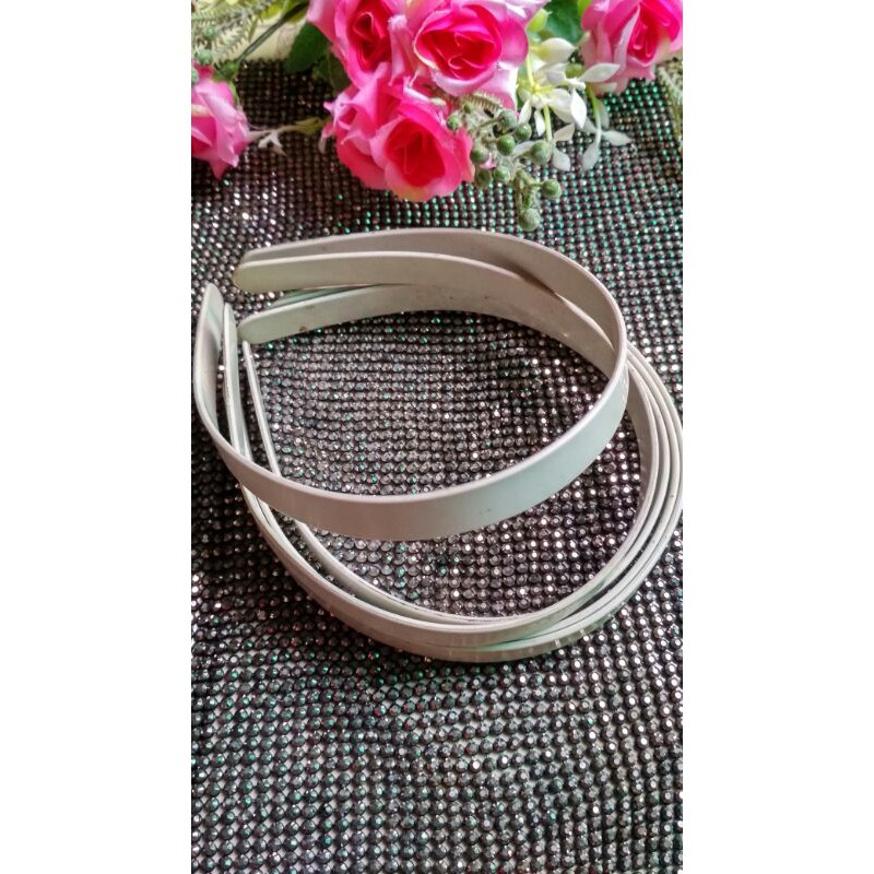 Jual 12pc bando putih polos 15mm | Shopee Indonesia