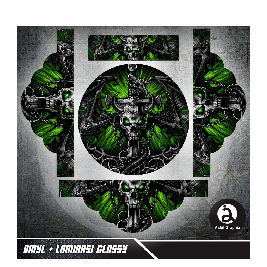 Jual STIKER DECAL TEBOK LOVEBIRD TENGKORAK TRIBAL COD | Shopee Indonesia