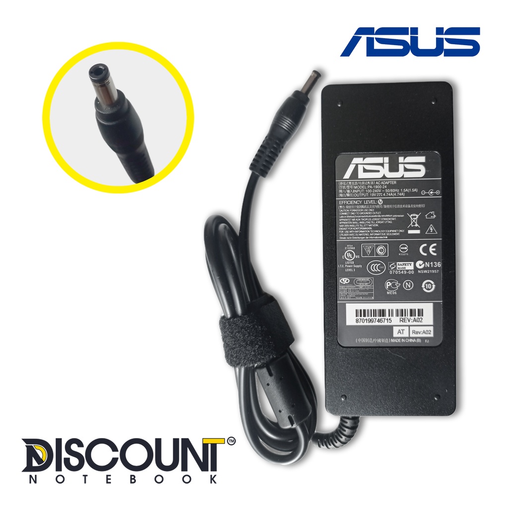 Jual Adaptor Charger Laptop Asus A43 A53 K43 K53 A46 K56 P43E P53E (19V ...