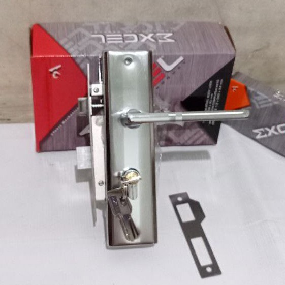 Jual Kunci Pintu Excel 20 cm Komplit / Kunci Pintu Tanggung Fullset ...