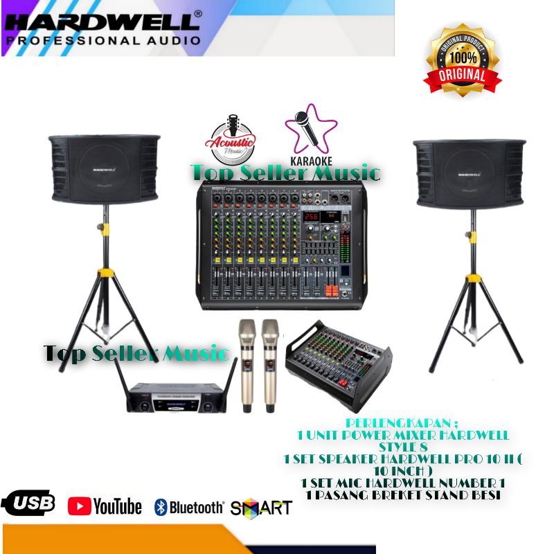 Jual PAKET SOUND SYSTEM HARDWELL KARAOKE ORIGINAL CAFE RESTORAN RUMAH ...