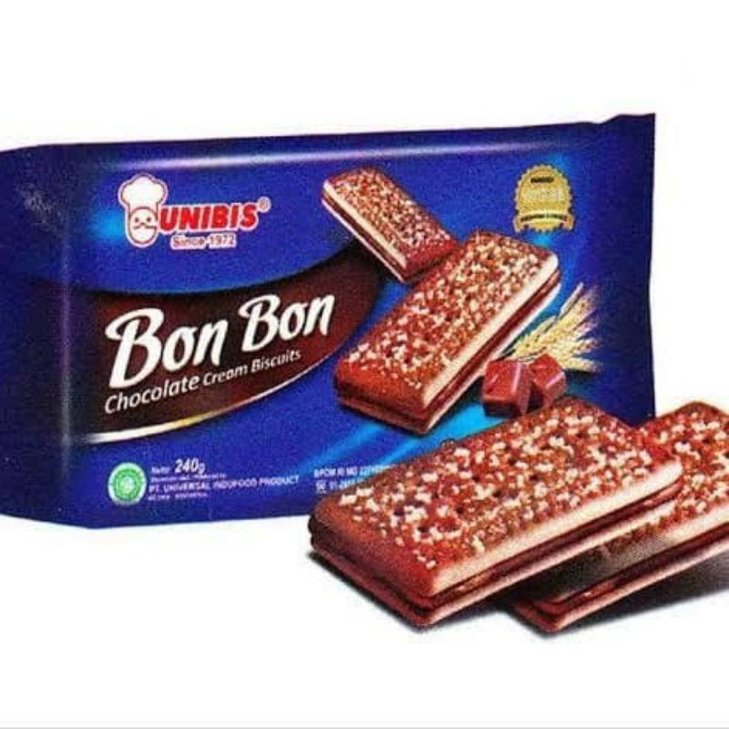 Jual Unibis BON BON chocolate cream biscuits | Shopee Indonesia
