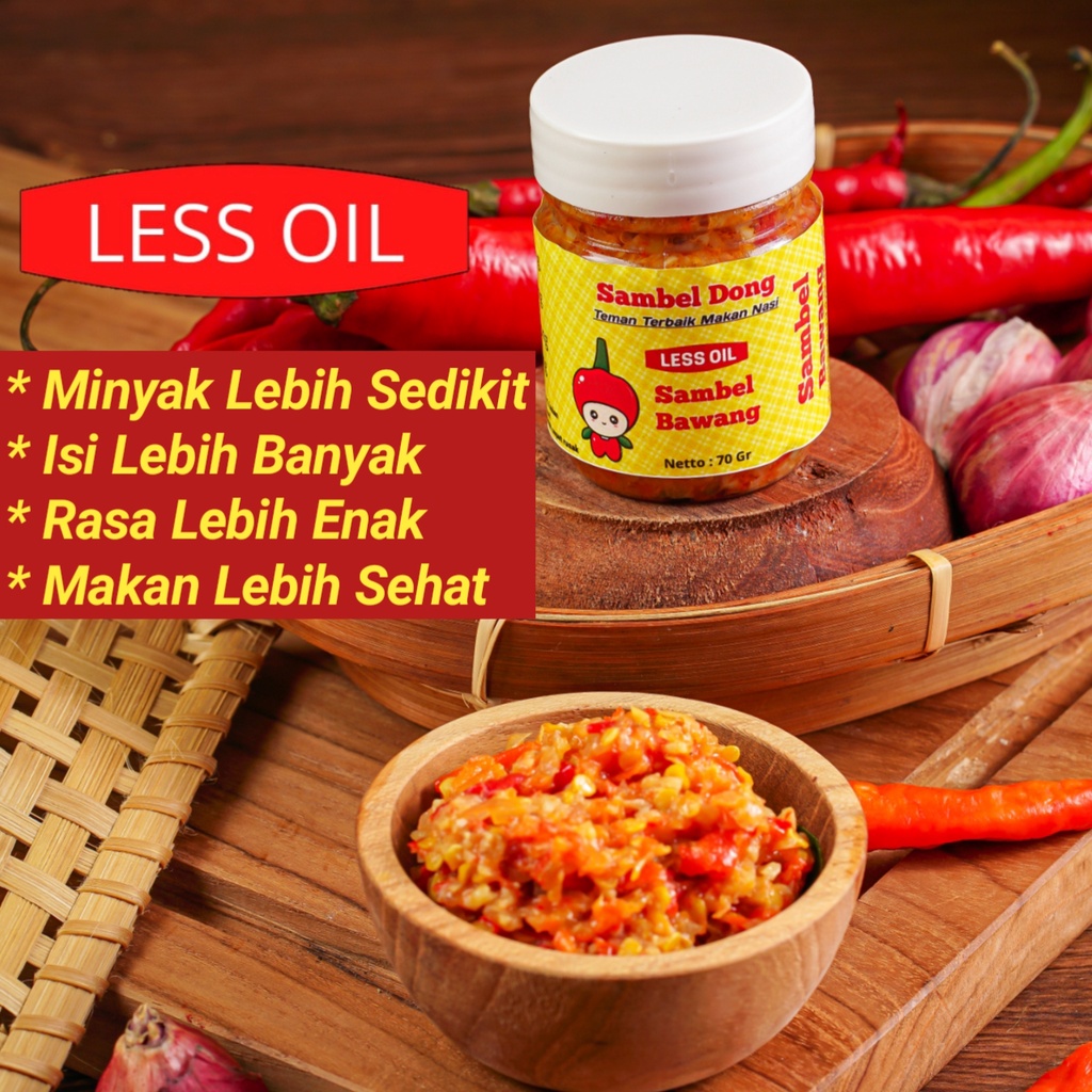Jual Sambal Bawang Botol Kecil Homemade, Less Oil, Enak Kualitas ...