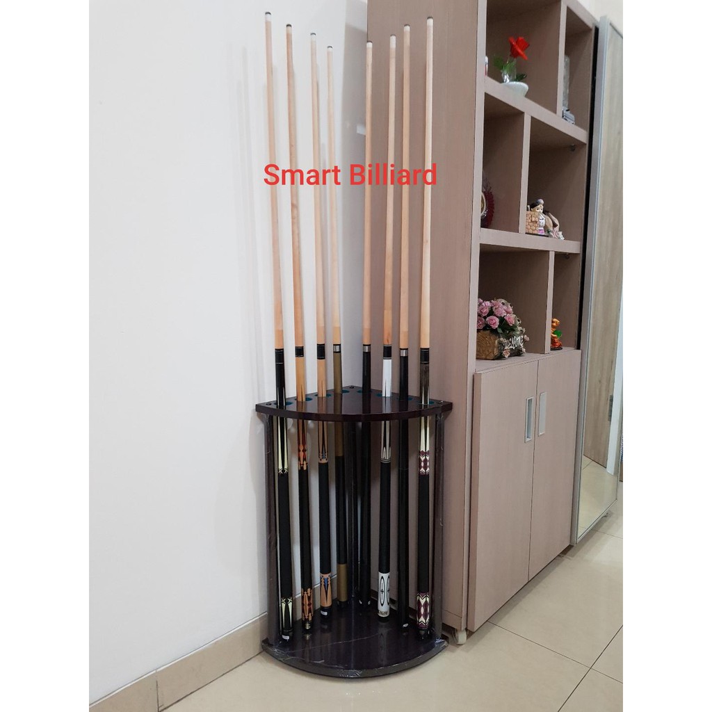 Jual Murrey Floor Cue Rack - Rak Stick Lantai Kayu - Tempat Stik Hold 8 ...