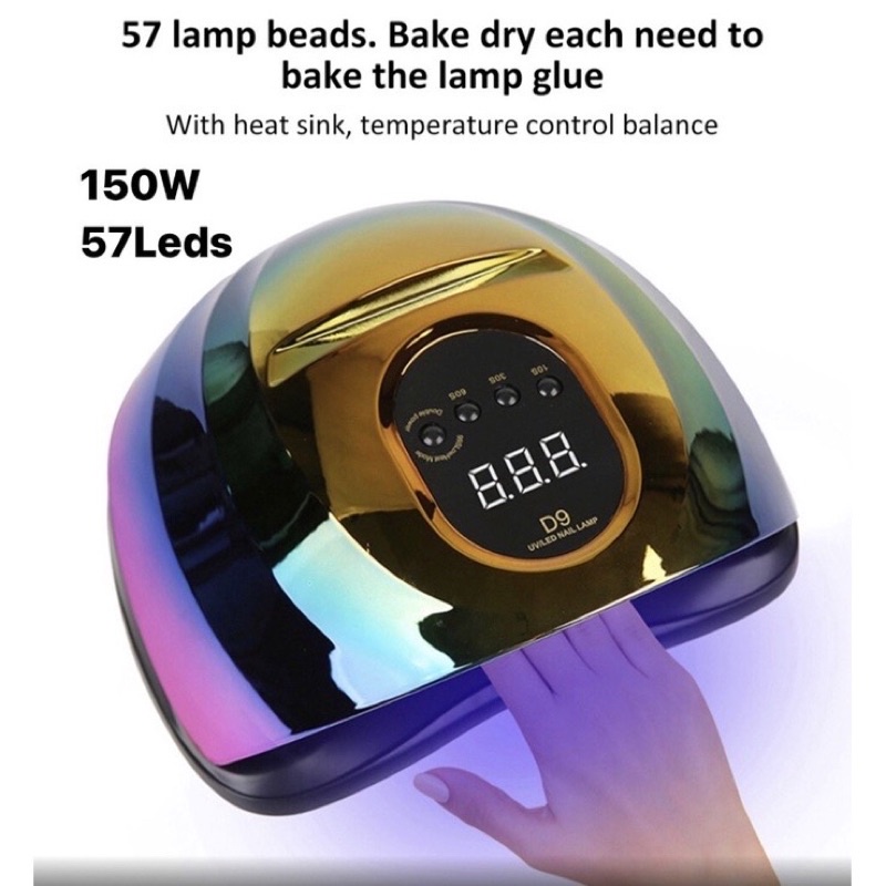 Jual (SUN UV D9 )SUN UV LED 150w SENSOR OTOMATIS | Sun Uv PORTABLE LED ...
