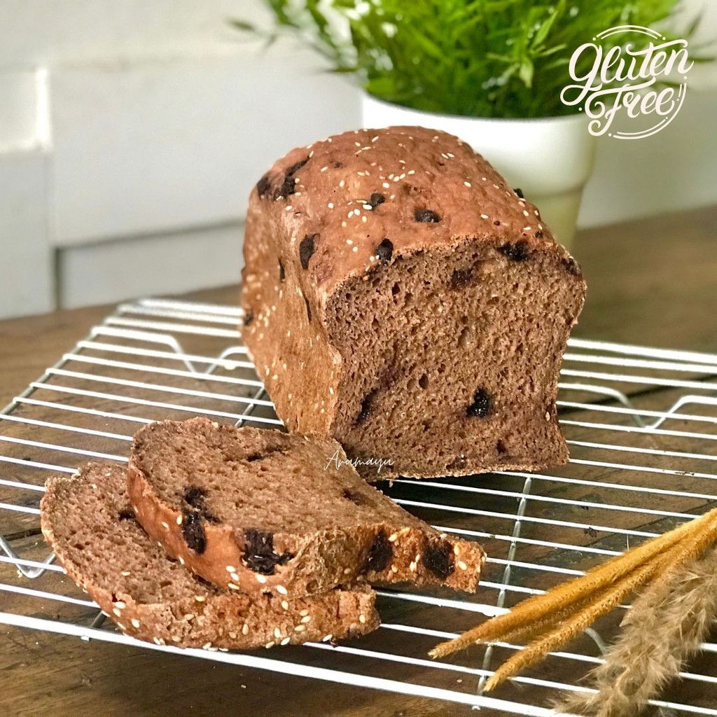 Jual GLUTEN FREE CHOCOLATE RAISIN BREAD (DAIRY FREE) | Shopee Indonesia