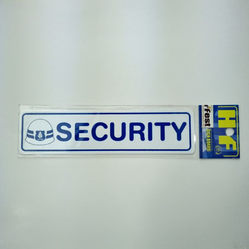 Jual Sign Sticker SECURITY | Shopee Indonesia