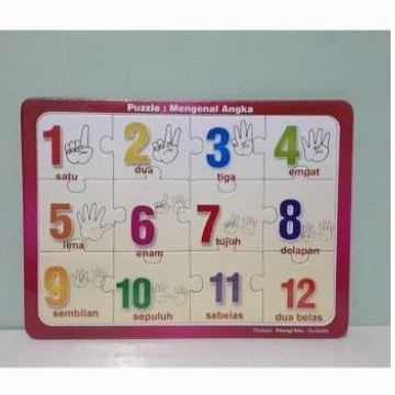 Jual Puzzle - Mengenal Angka | Shopee Indonesia