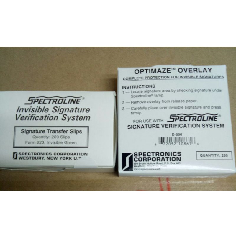 Jual Spectroline Overlay+Signatur Untuk Penutup Tanda Tangan Buku ...