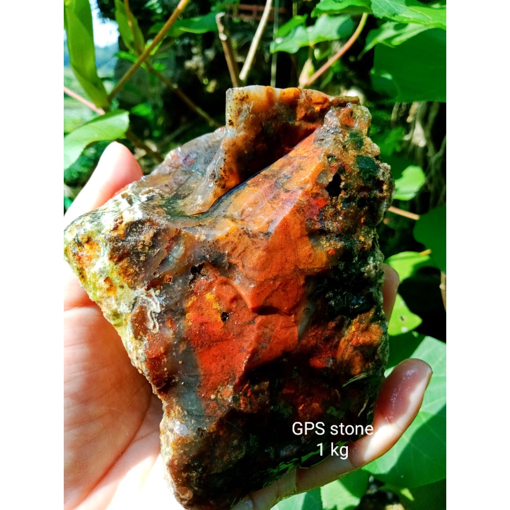 Jual PROMO 1 KG Bongkahan SUPER / Rough Bahan Batu akik PANCAWARNA ...