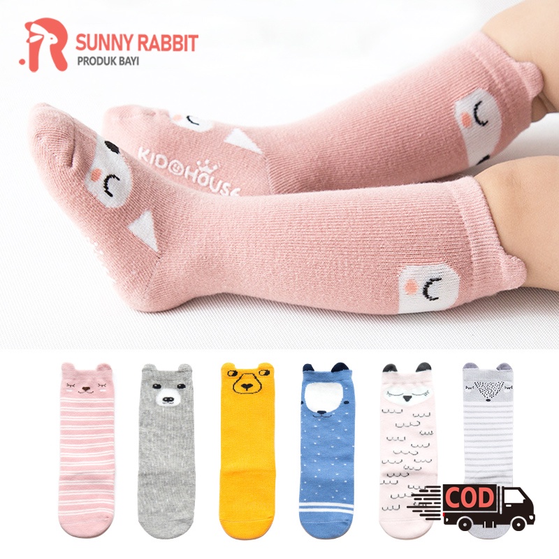 Jual KAOS KAKI korea bayi lucu/ kaos kaki anti slip bayi/Kaos kaki anak bayi motif/Kaus kaki ...