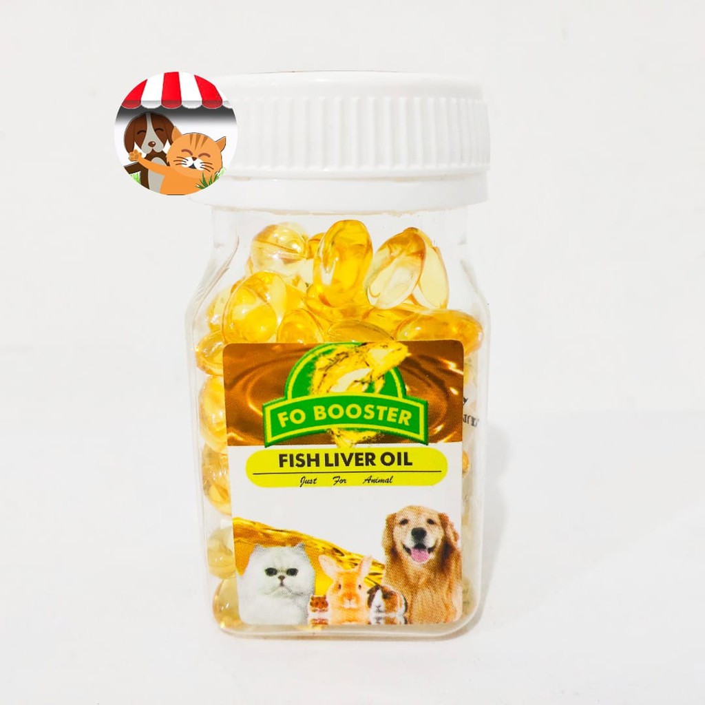 Jual FO Booster/ Fish Liver Oil/ Minyak Ikan Hewan/ Vitamin Anjing ...