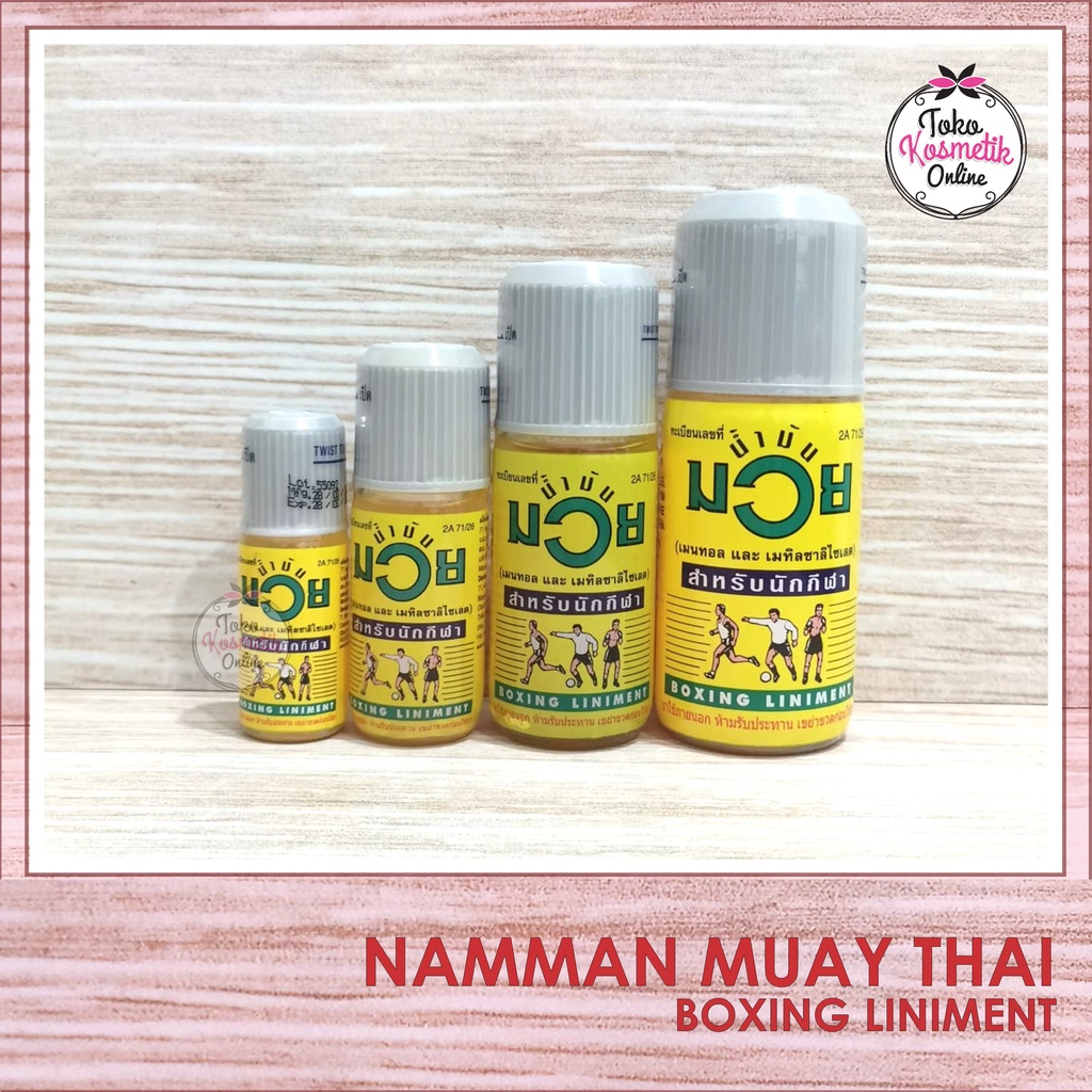 Jual Namman Muay Thai Boxing Liniment - Minyak Gosok Terkilir Keseleo ...