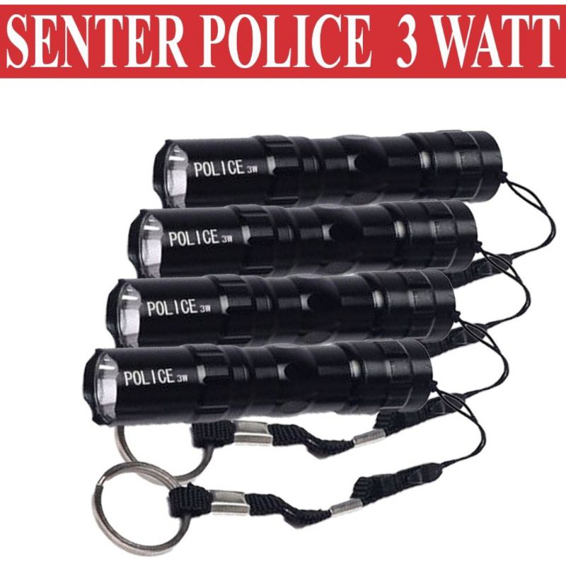 Jual SENTER SWAT MINI LED High Power SWAT POLICE LIGHT 3 WATT | Shopee ...