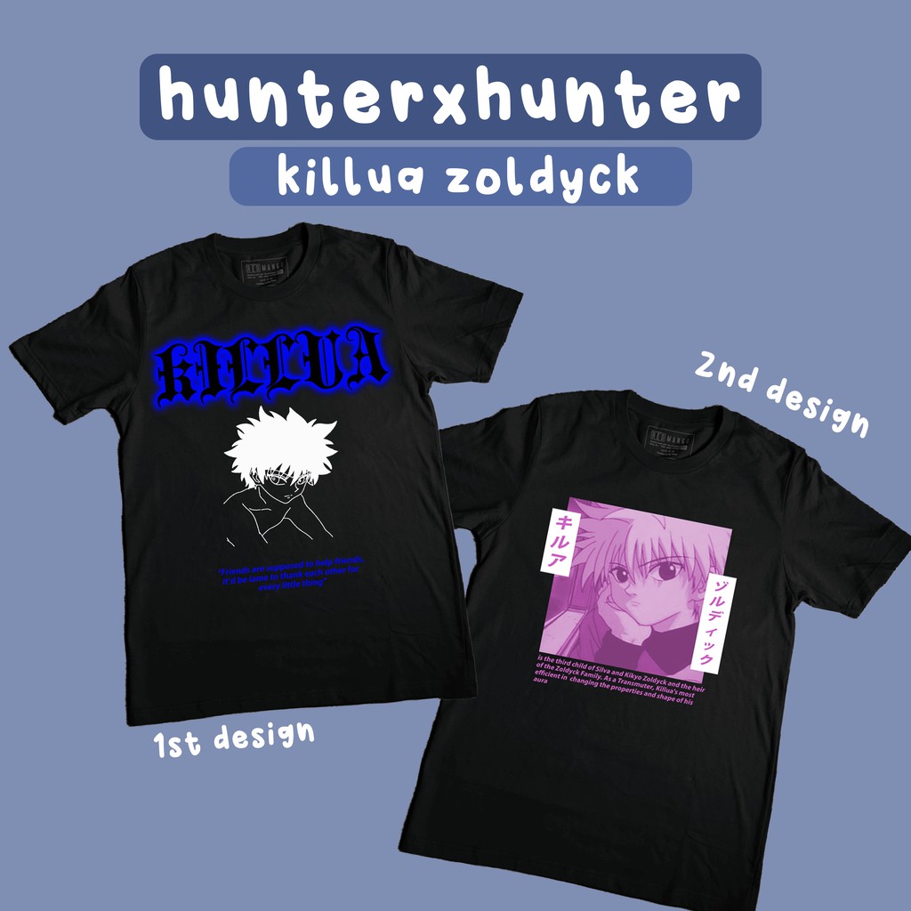 Jual Killua Zoldyck HunterXHunter Tshirt Anime Tshirt HunterxHunter ...