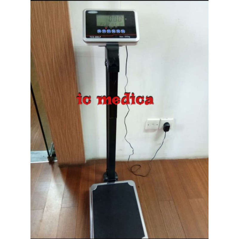 Jual timbangan badan digital + alat ukur tinggi badan ARN TCS 200LP ...
