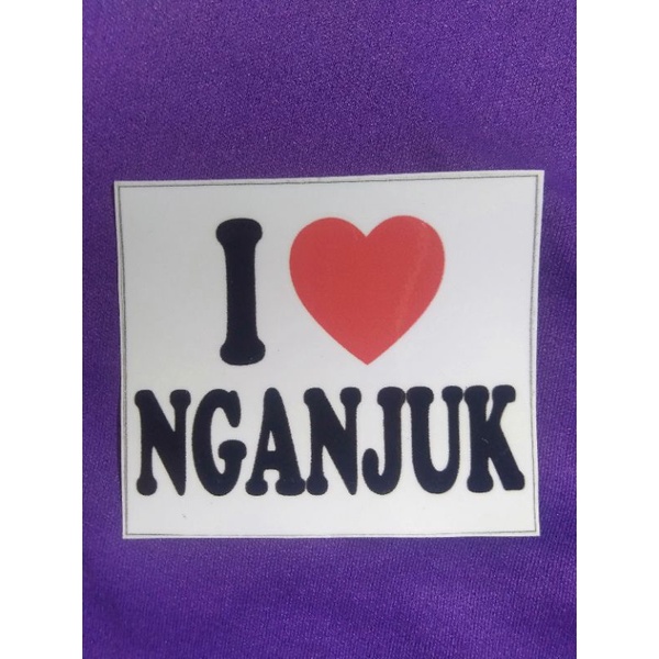 Jual Sticker Love Nganjuk 5x6 cm | Shopee Indonesia