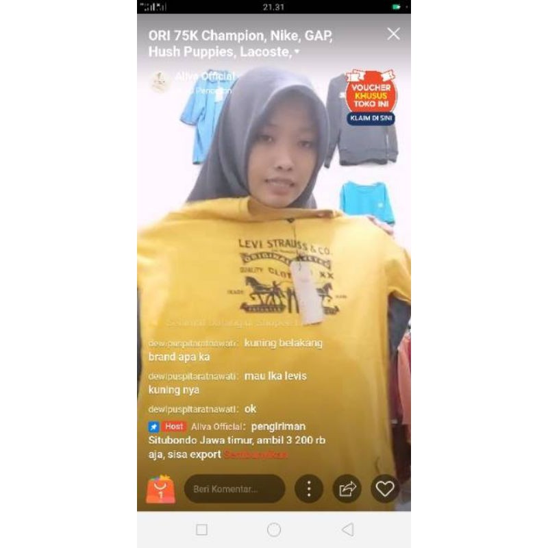 Jual SHOPEE LIVE KAK DEWI | Shopee Indonesia