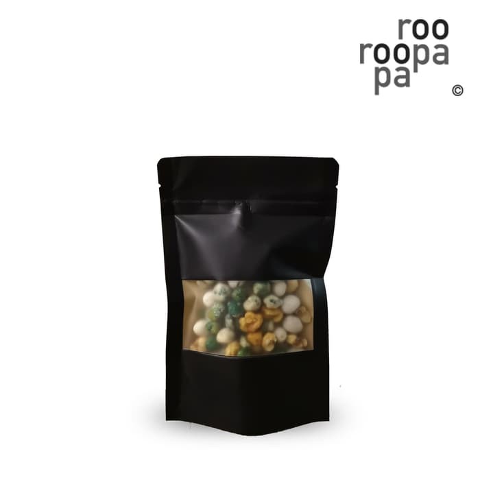 Jual 10 x 15 Hitam Window / Packaging Snack / Kantong Makanan Kering ...