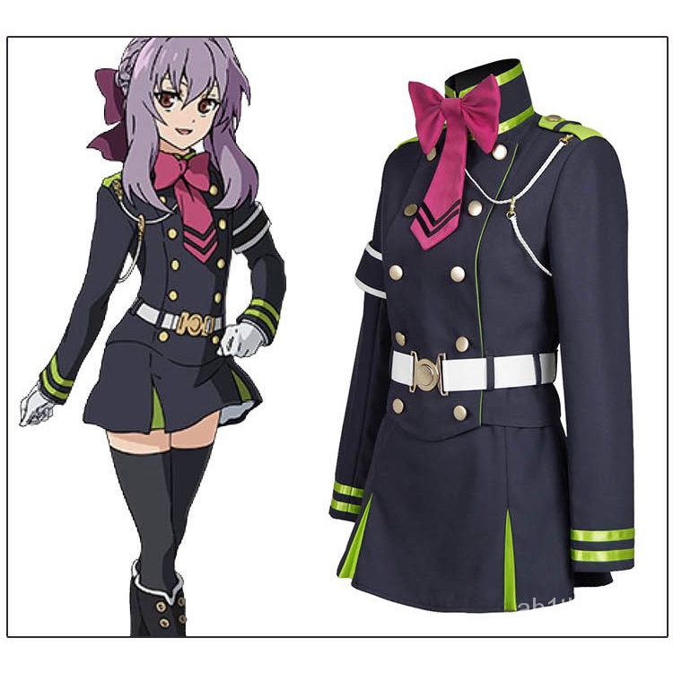 Jual Seraph Of The End Owari no Seraph Hiiragi Shinoa Cosplay Costumes ...