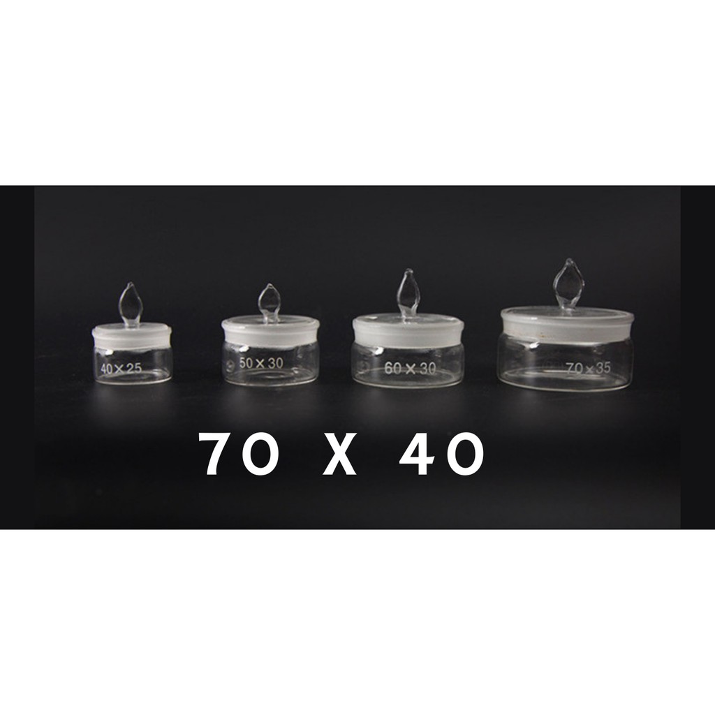 Jual Weighing Bottle Flat Shape/ Botol Timbang / Weighting Bottle 70*40 ...