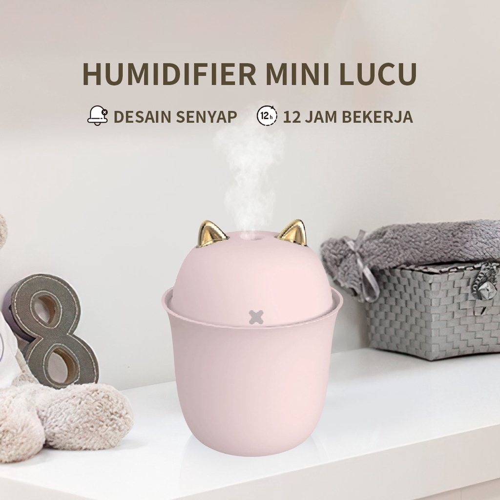 Jual MINISO Humidifier Purifier Mist Pelembab Udara Kucing Mini Spray ...