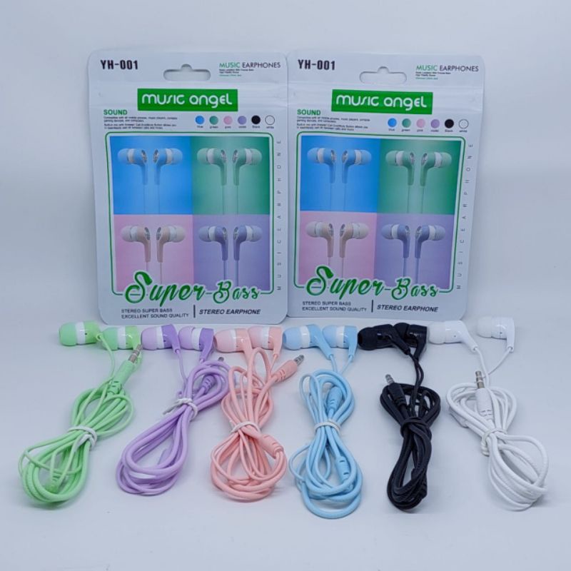 Jual Headset Music Angel Macaron Original Warna Warni | Shopee Indonesia