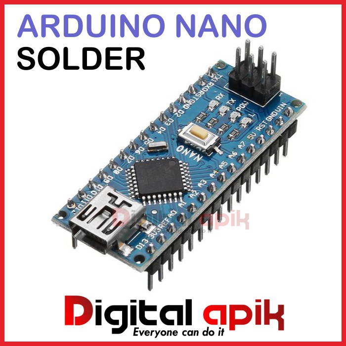 Jual Arduino Nano Ch340 V3 Compatible Atmega328p Sudah Solder Shopee