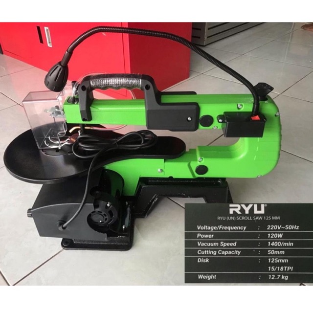 Jual Scroll saw ryu gergaji oglok scrollsaw RSS 125 variabel speed ...