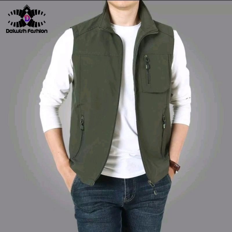 Jual DELWISH FASHION-Rompi pria terbaru/rompi kantor pria/rompi keren ...