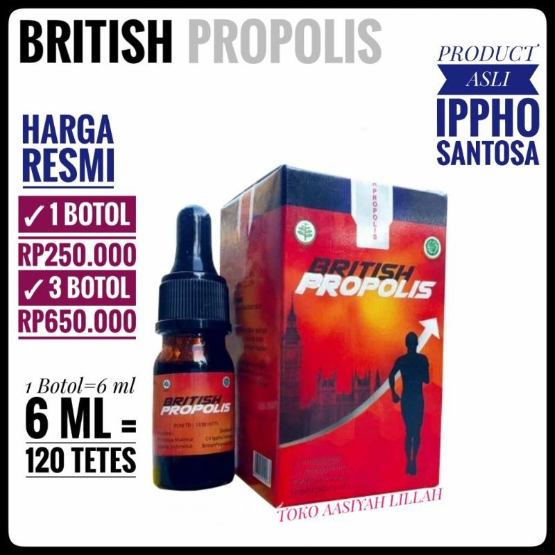 Jual BRITISH PROPOLIS - 1 BOTOL (6 ml) | Shopee Indonesia