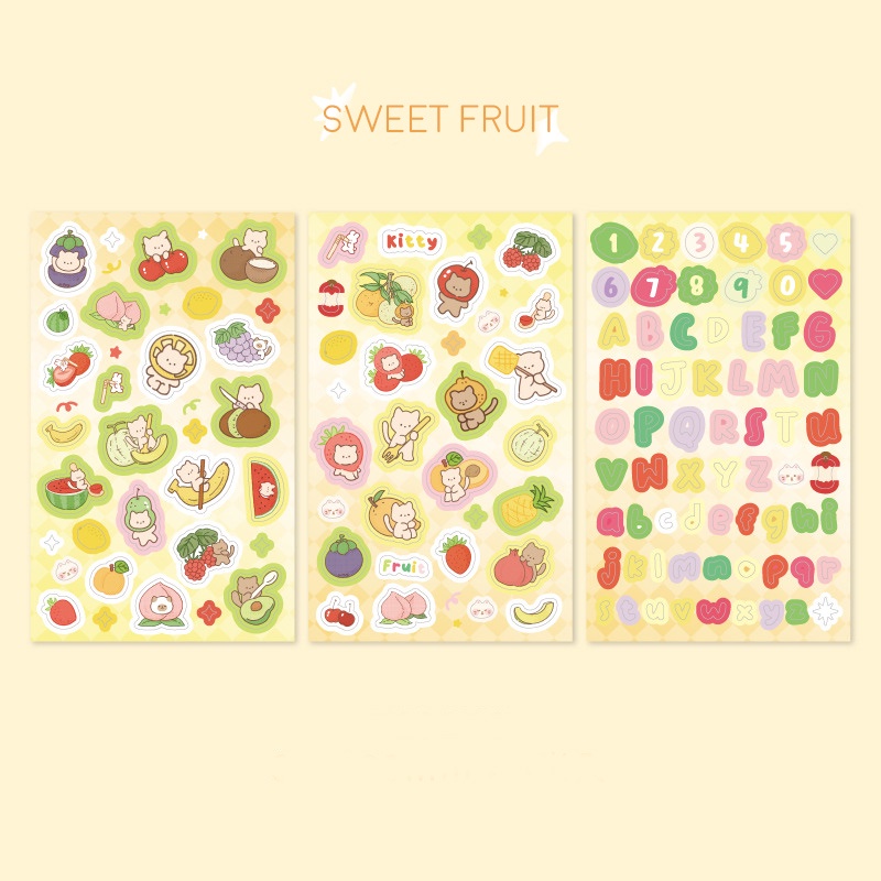 Jual Stiker Diary Lucu Cute Small World Hologram Diary Deco Stickers ...