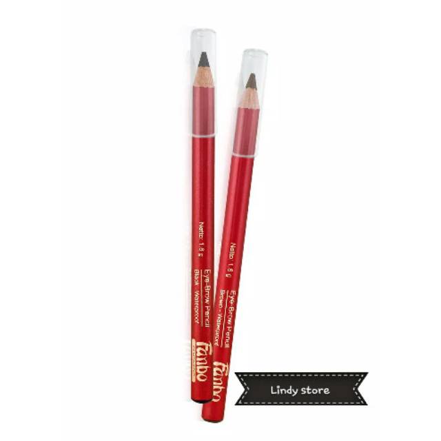 Jual PENSIL ALIS FANBO FANTASTIC EYEBROW BLACK WATERPROOF (FREE PACKING ...
