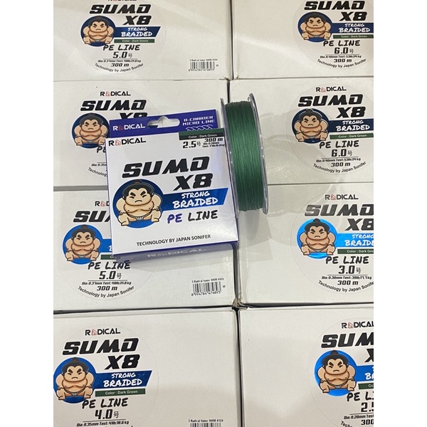 Jual PE Radical sumo X8 300meter | Shopee Indonesia