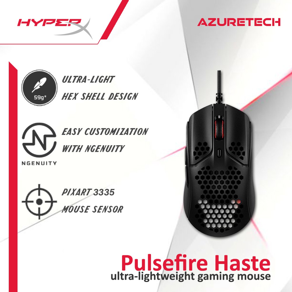 Jual HyperX Pulsefire Haste Gaming Mouse Garansi Resmi | Shopee Indonesia