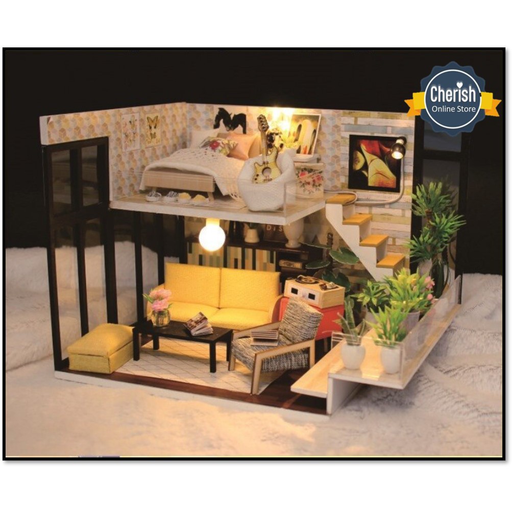 Jual Miniature Rumah 3D - DIY Rumah Boneka - Mainan Pajangan Rumah ...