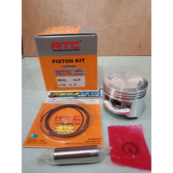 Jual PISTON KIT KAZE OS STD 25 50 75 100 125 150 175 200 RTC SEHER ...