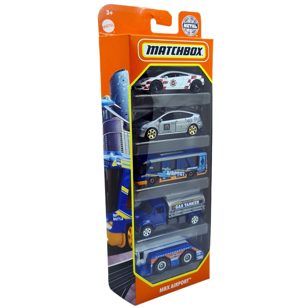 Jual Matchbox 5-Pack MBX Aiport - 938T | Shopee Indonesia