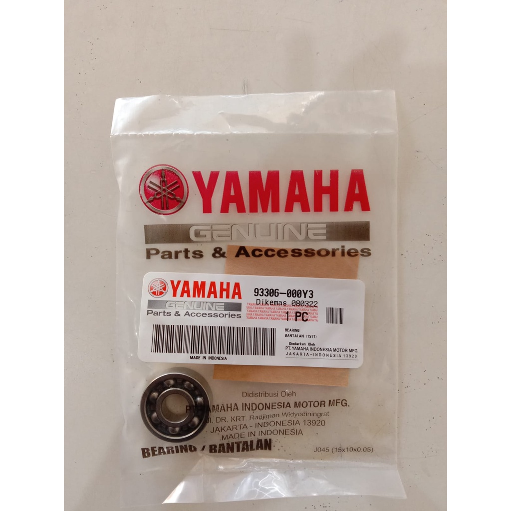 Jual Laher Bearing Water pump Yamaha Vixion Jupiter MX 93306 000Y3 Laker Yamaha 6000 Waterpump ...