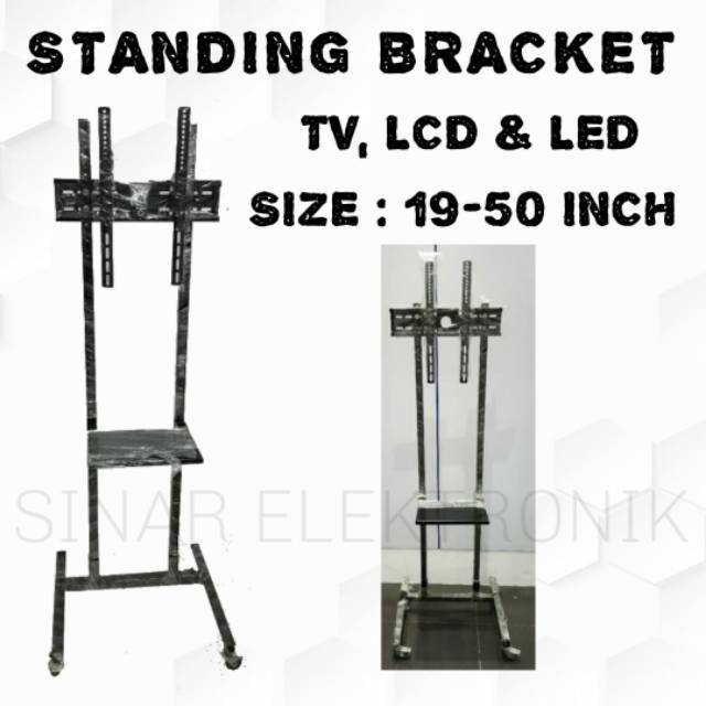 Jual STANDING BRACKET TV LCD LED TV 10 INCH SAMPAI 75 INCH UNIVERSAL ...