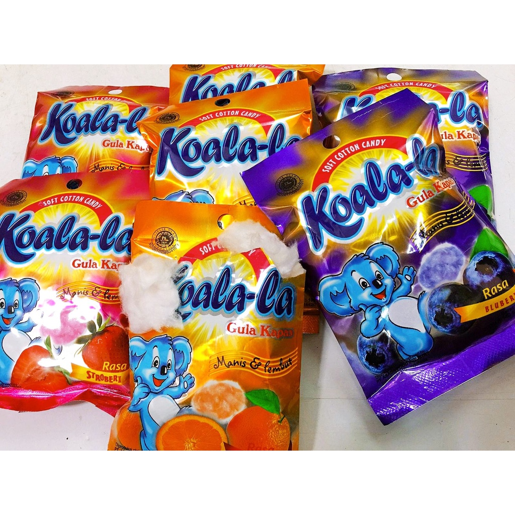 Jual Permen Kapas Koala-la | Seputih dan Selembut Kapas | Shopee Indonesia