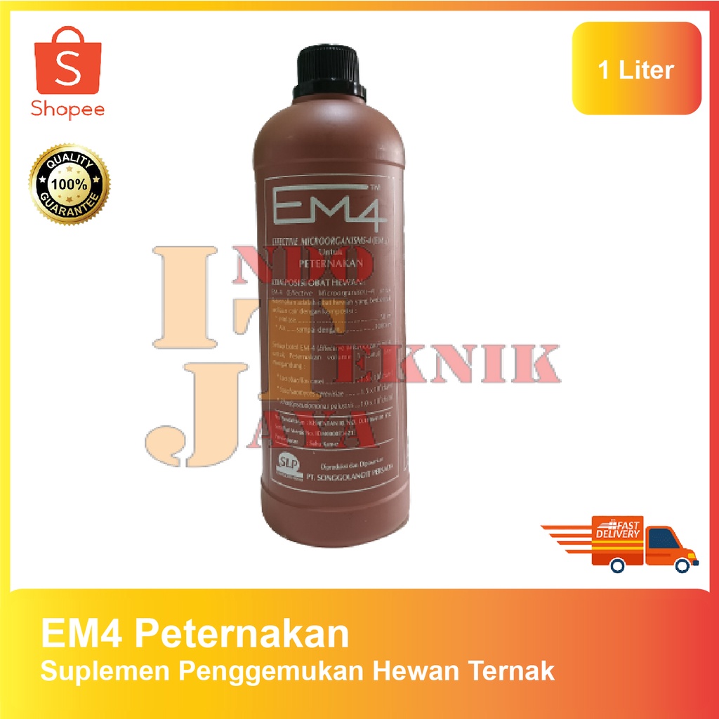 Jual EM4 Peternakan Untuk Penggemukan Hewan Ternak [1 Liter] | Shopee ...