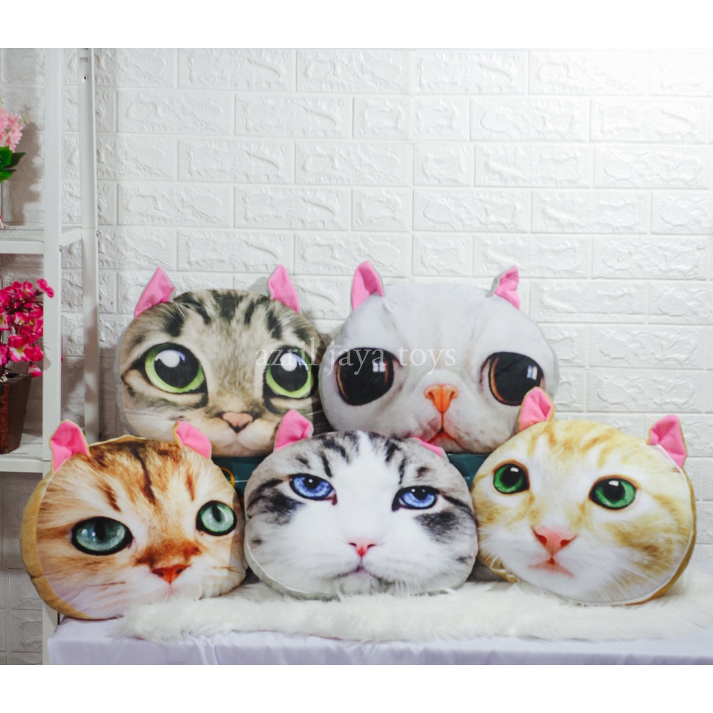 Jual Bantal Boneka Kucing Lucu Cat Boneka Jumbo Karakter Mirip Kucing ...